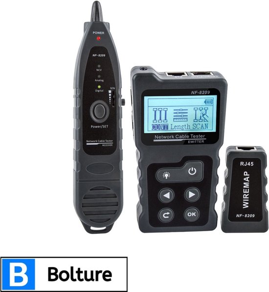 Bolture Kabeltester met Toongenerator - Kabelzoeker - Wire Tracker ...