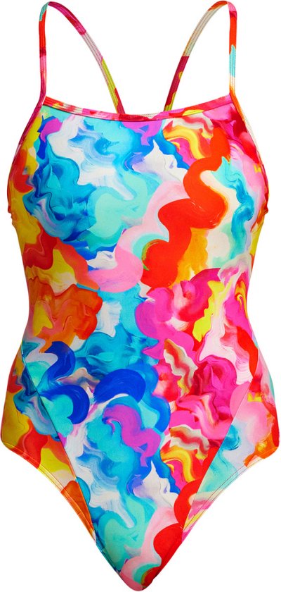 Speedo Womens Allover Digital Starback Fake Green/White/Risk Red/True ...