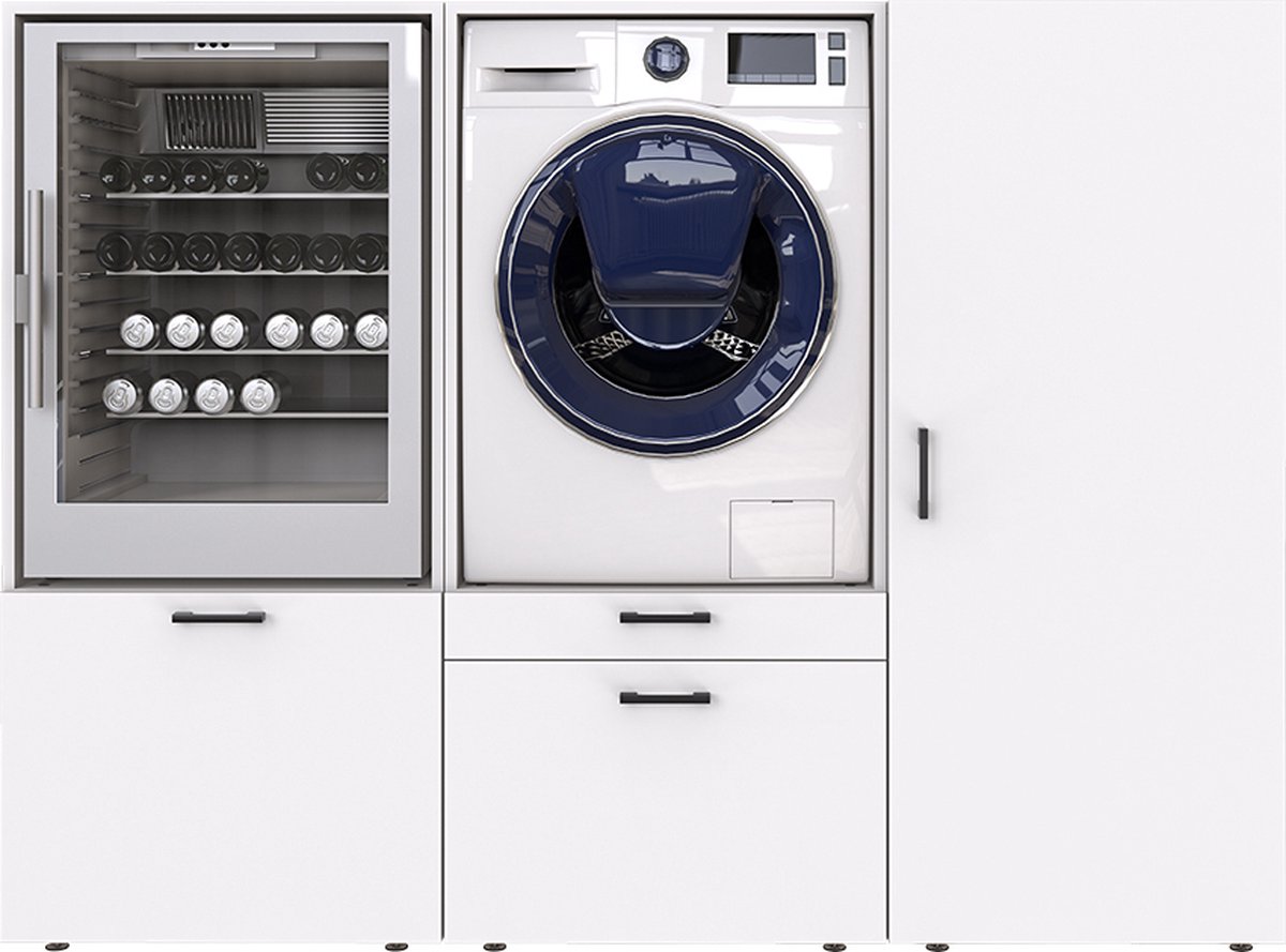 MultiWash 3 - Wasmachine & Wasdroger kast - Met Uittrekbare Wasmand ...