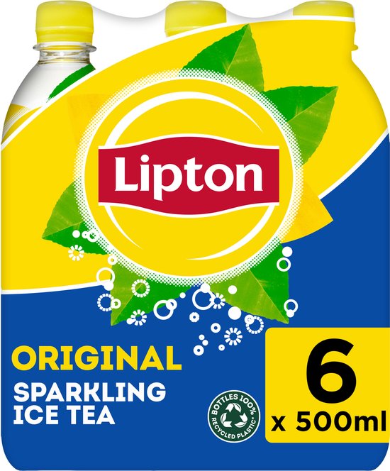 Lipton Ice Tea Orginal Sparkling - Verfrissende Zwarte Ijsthee ...