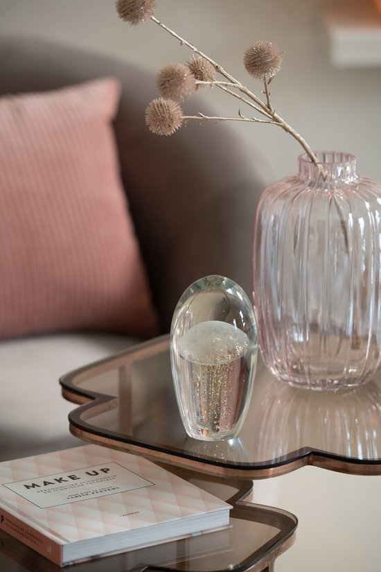 J-Line Presse Papier Kwal Glas Goud Medium | bol