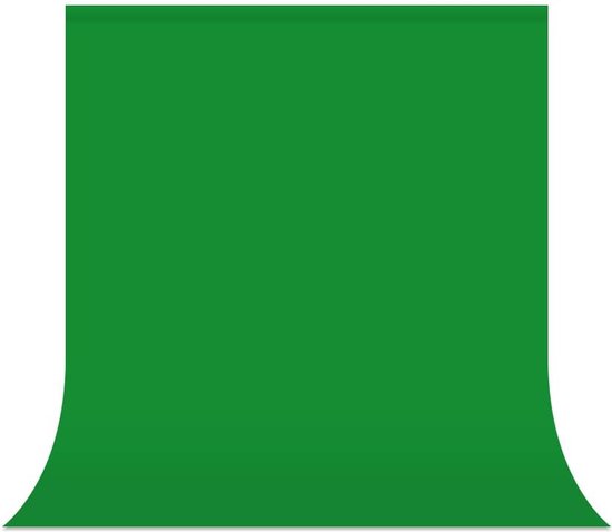 Grote foto achterdoek 1,5 x 2 m opvouwbaar Greenscreen doek, grote doek ...