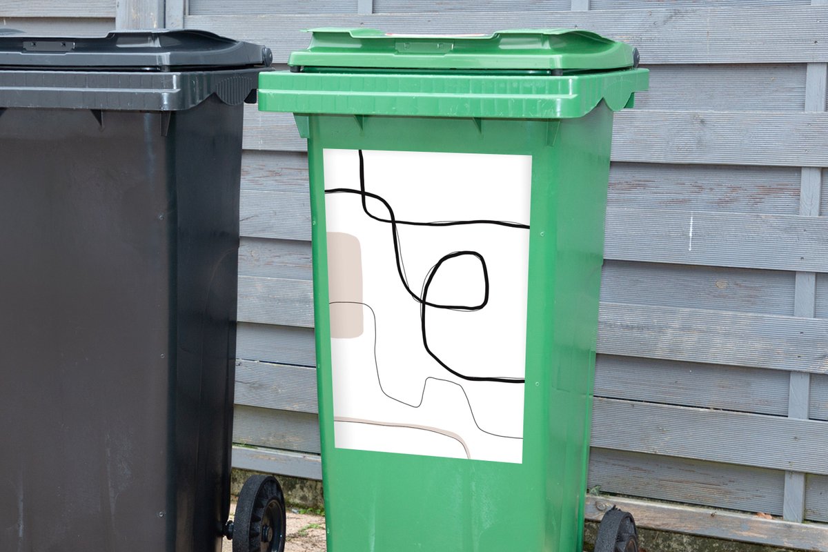 Container sticker Abstract - Pastel - Minimalisme - 40x60 cm - Kliko ...