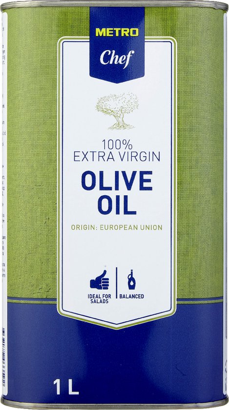 METRO Chef Olijfolie extra vergine blik 1 liter | bol