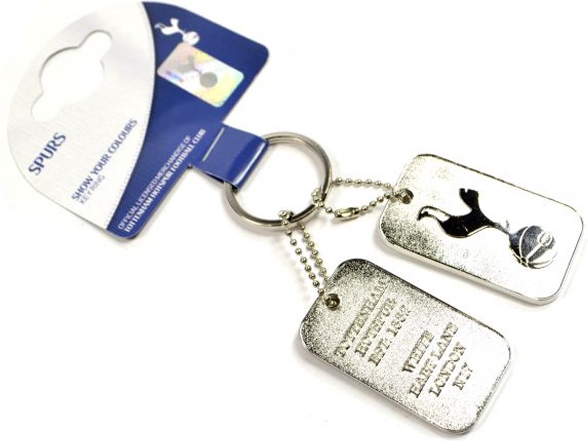 Tottenham sleutelhanger dog tags | bol.com
