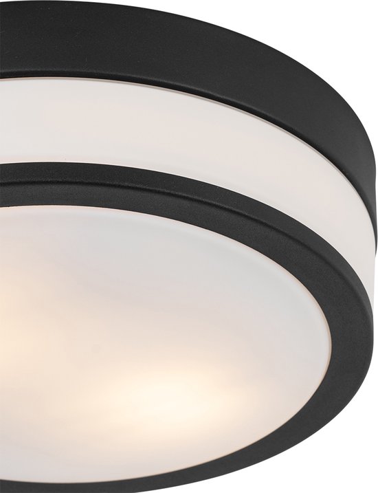 QAZQA flavi - Moderne Plafondlamp voor buiten - 2 lichts - Ø 28 cm ...