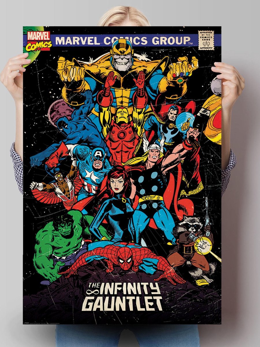 Marvel Helden - Poster 61 x 91.5 cm | bol.com