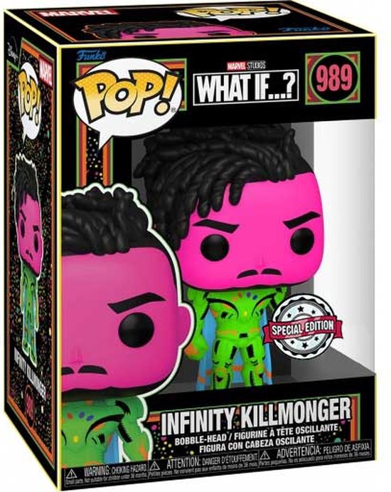 Funko Pop! What If.. Black Panther : Infinity Killmonger #989 Exclusive ...