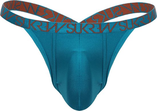 Sukrew Bubble String Topaz Blauw - Maat M - Heren String - Mannen ...