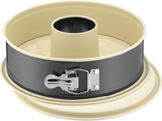 Springvorm 26 cm rond 2 bodems platte en buisbodem ronde bakvorm met ...