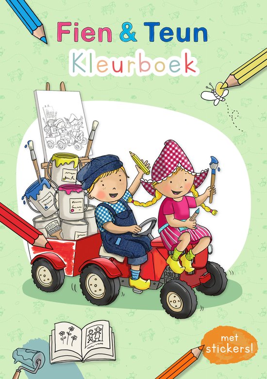 Fien & Teun kleurboek, Rene Noorderveen | 4903462758037 | Boeken | bol