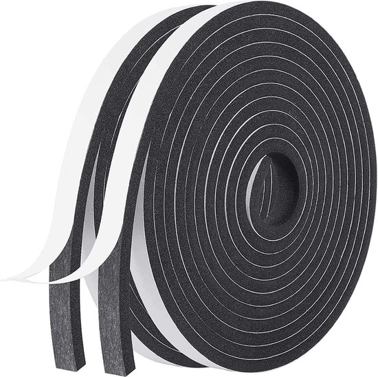 Tochtstrip voor deuren - Zelfklevende afdichtingstape - Rubberen ...