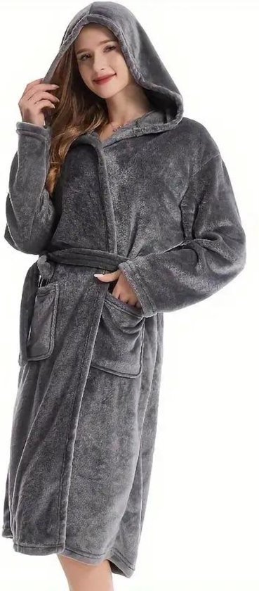 Bovista Badjas - Fleece - Katoen - Badstof - Sauna - Hamam - Wafel ...