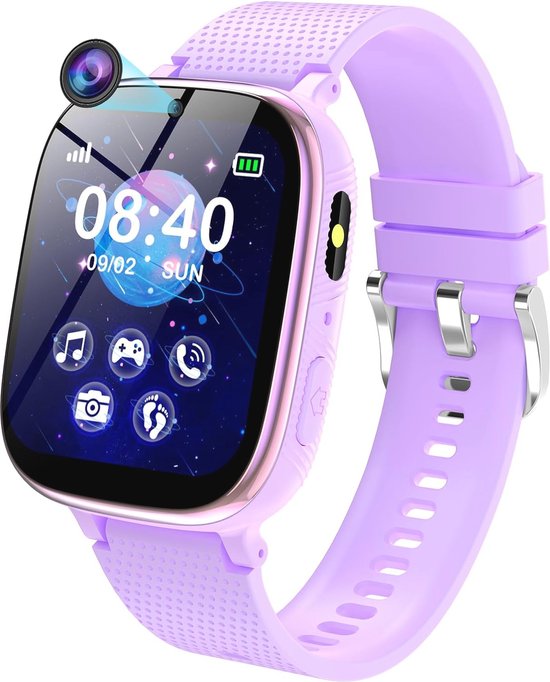 Multifunctionele Kinder Smartwatch met Telefoongesprekken, SOS, Spellen ...