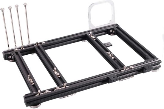 Open Air Computerbehuizing voor DIY - Lichtgewicht Aluminium Chassis ...