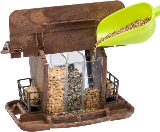 Ferplast Voedersilo Jok 2 - Voersilo - 34x26x23 cm Bruin | bol