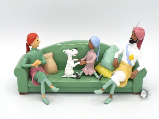 Tintin Kuifje Metalen Sofa Scène Limited Edition NIEUW | bol