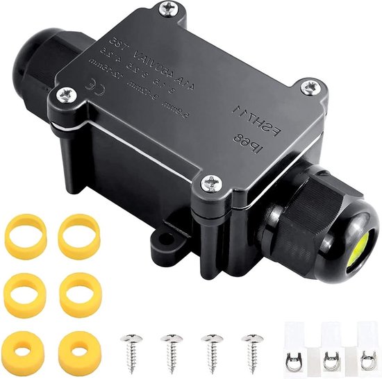 IP68 waterdichte aansluitdoos - 2-weg M20 verdeeldoos voor buiten ...