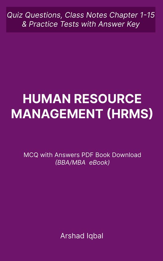 Management Study Guides - Human Resource Management (HRMS) Multiple ...
