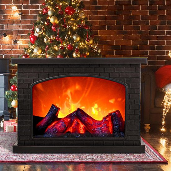 Moderne Led Open Haard met Touch Bediening en Vlameffect - Elektrisch ...