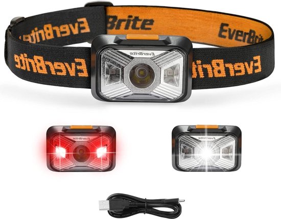 Oplaadbare Waterdichte Superheldere Led-Hoofdlamp met Rood Licht ...