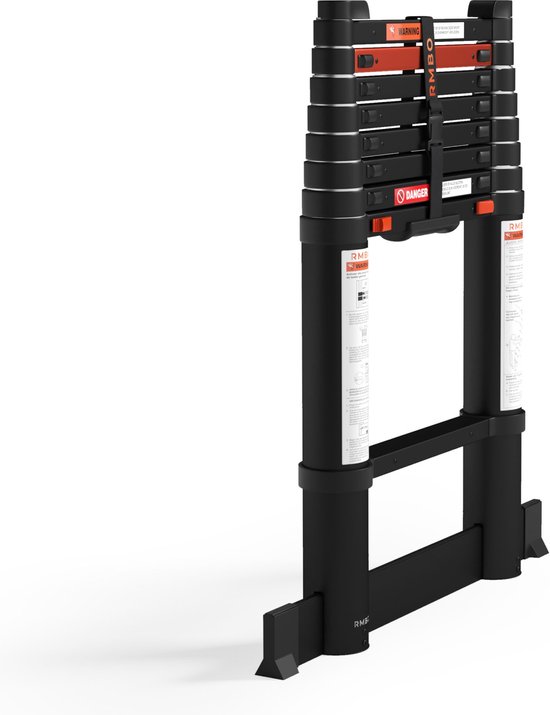 RMBO Telescopische Ladder - Telescoopladder - 2.60m lang, Compact en ...
