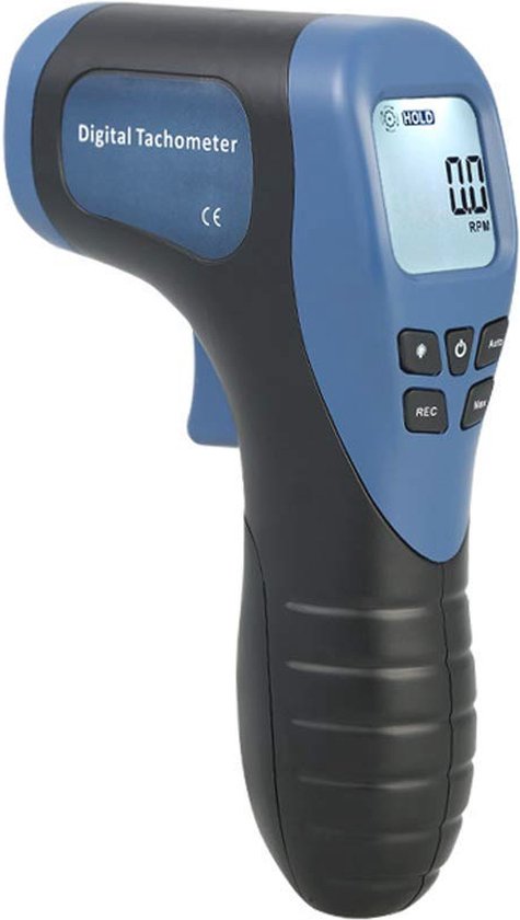 Digitale Laser Snelheids- en Toerentalmeter - Handheld, Contactloos ...