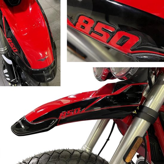 3D Stickers Compatible with Guzzi V85 TT 2021 2022 - Front Fender ...