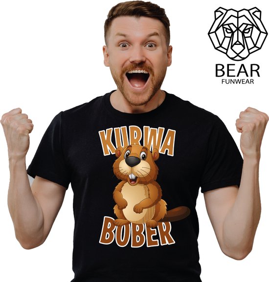 Kurwa Bober! | Funshirt | Grappig t-shirt | Maat XXL | bol