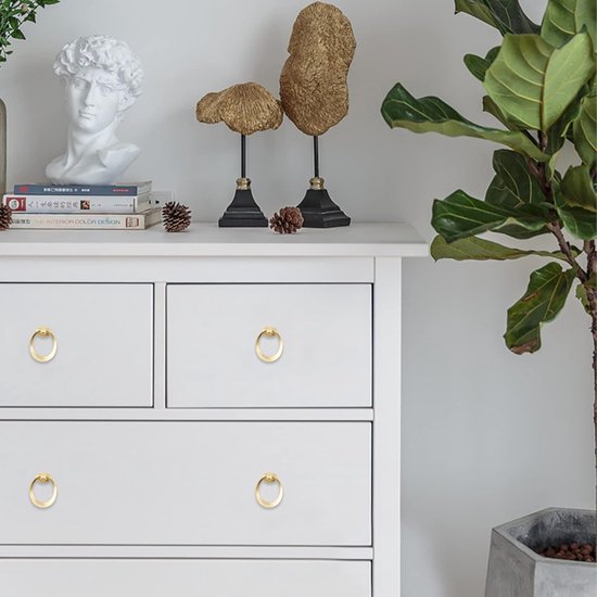 Ronde Swing Ring, 6 Stuks Kast Lade Ring Handgrepen Massief Messing ...