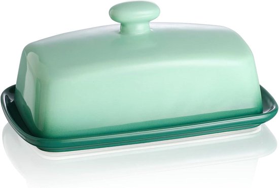 Porseleinen botervloot met deksel - Classic Color Changing Boter Keeper ...