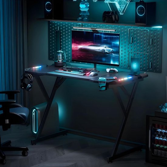 Game Bureau met Led - Game Bureau Modern Design - Game Desk 100kg ...