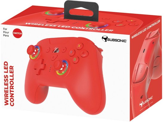 Subsonic SA5633-3 game controller Rood Bluetooth Gamepad Nintendo ...