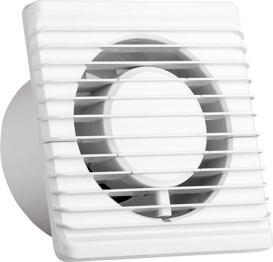 Badkamerventilator diameter 100 mm wit wandventilator inbouwventilator ...