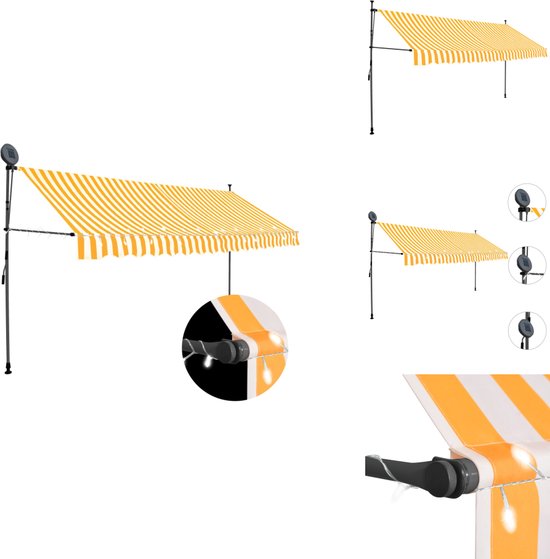 vidaXL Uittrekbare Luifel - Uittrekbare Luifels - Uitschuifbare Luifel - Uitschuifbare... | bol