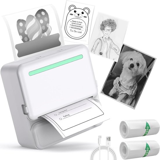 Solacis Sticker printer - Sticker maker - Mini printer - Sticker ...