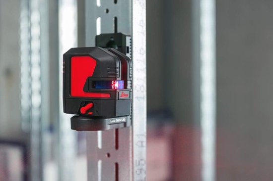 Kruislijnlaser met Li-Ion Accu en Magnetische Adapter - Werkbereik 25 m ...