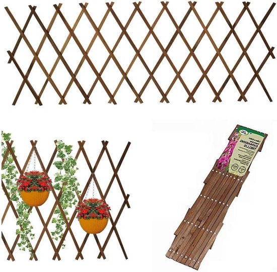 Heavy Duty Houten Uitbreidende Tan Trellis voor Tuin en Buiten ...