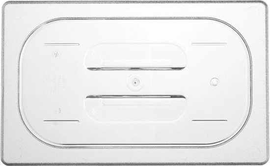 HENDI Deksel voor GN-containers – transparant polycarbonaat – 265x162 mm –... | bol
