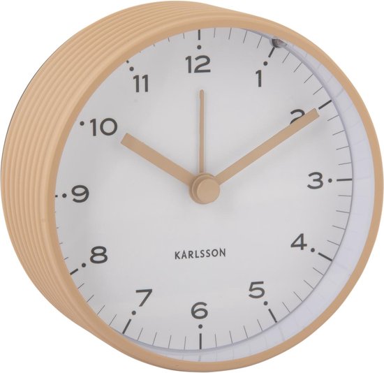 Karlsson Wekker Circus Rings - Bruin - Ø9cm - Scandinavisch | bol