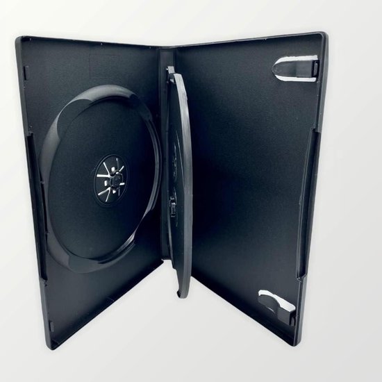 DVD Case Zwart - 3 disc - 14mm - 25 Pack | bol