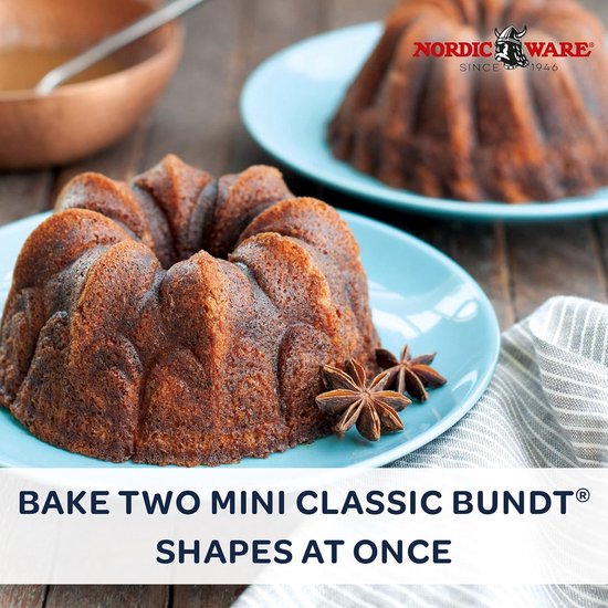 Duet Pan Gegoten Aluminium Bundt Blik voor 2 Taarten - Fleur de Lis en ...