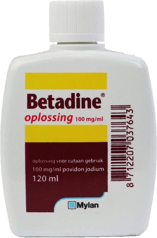 Betadine jodium oplossing (120ml) | bol