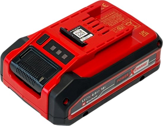 Einhell 4.0 Ah Plus Accu - Power X-Change - 18 V/Li-Ion - Max. vermogen ...