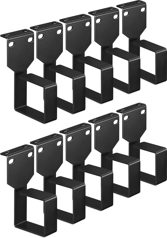 10x kabelhouder voor serverkast - Kabel organiser - Set van 10 ...