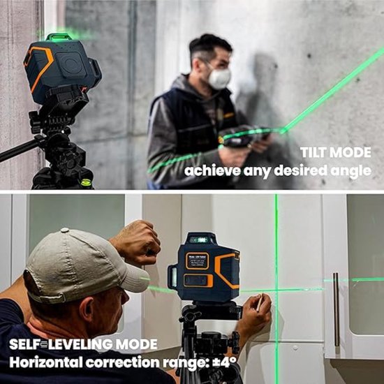 Equivera Laserwaterpassen - Kruislijnlaser - laserwaterpas ...