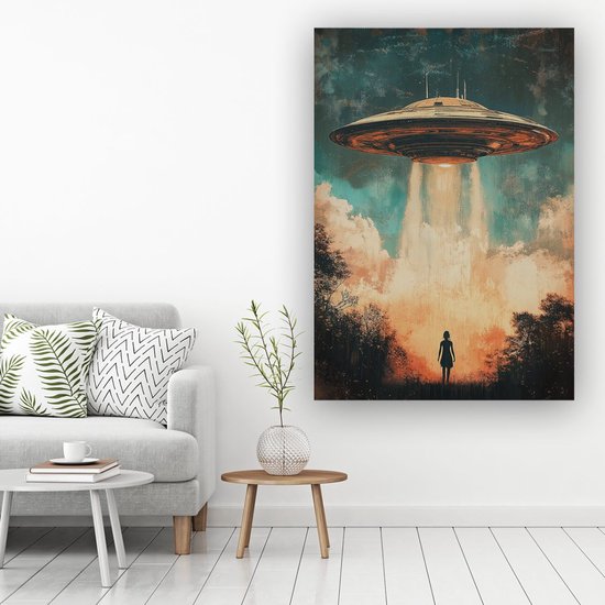 Ufo Girl - premium poster - luxe wanddecoratie - A3 formaat (297x420mm ...