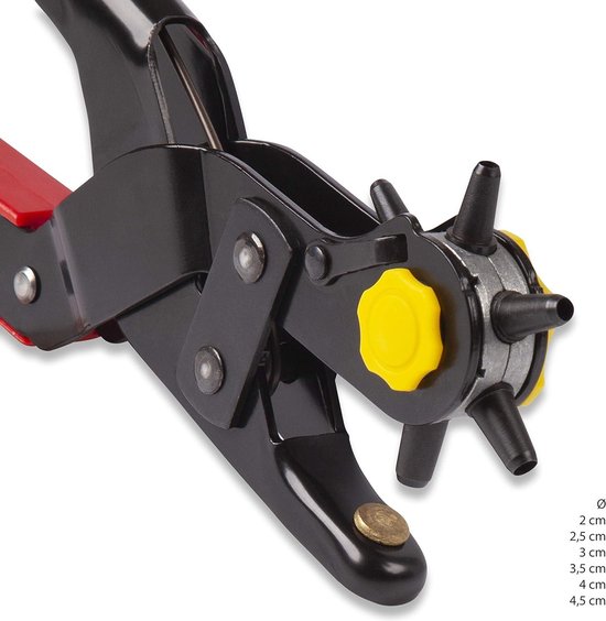 Leertang - Ponstang - Gaatjestang voor Leer - Gattang - Perforatietang ...