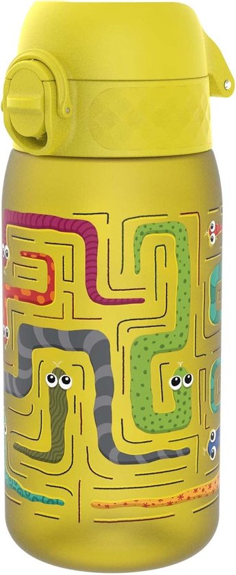 350 ml/12 oz Lekvrij Waterfles voor Kinderen - Makkelijk te Openen en ...