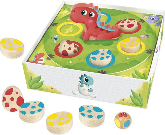 Jumbo Goula Mummy Dino - Houten Bordspel voor Kinderen vanaf 2 Jaar | bol